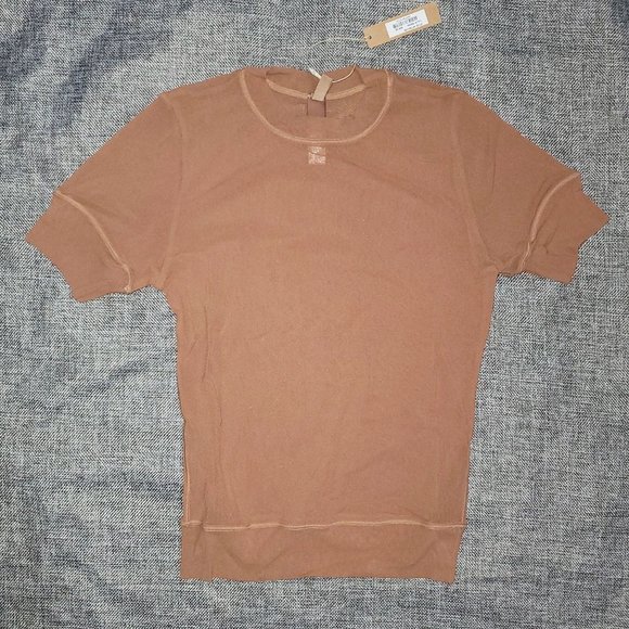 SKIMS | Tops | Nwt Skims Xs Summer Mesh Tshirt Sienna | Poshmark